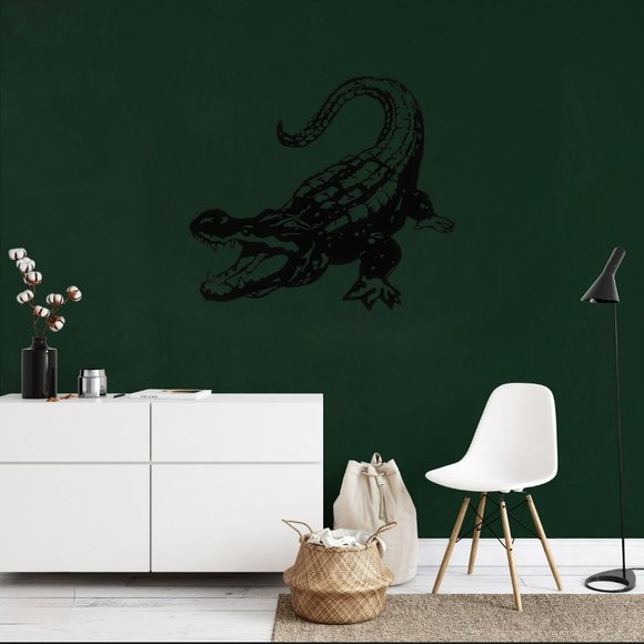 Florida Metal Works | Wall Decor | Metal Wall Hanging Alligator Decor 2 ...